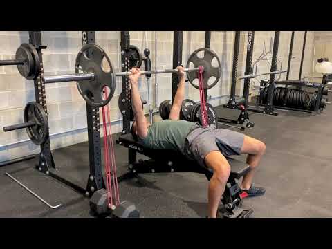 Banded Bench Press - YouTube