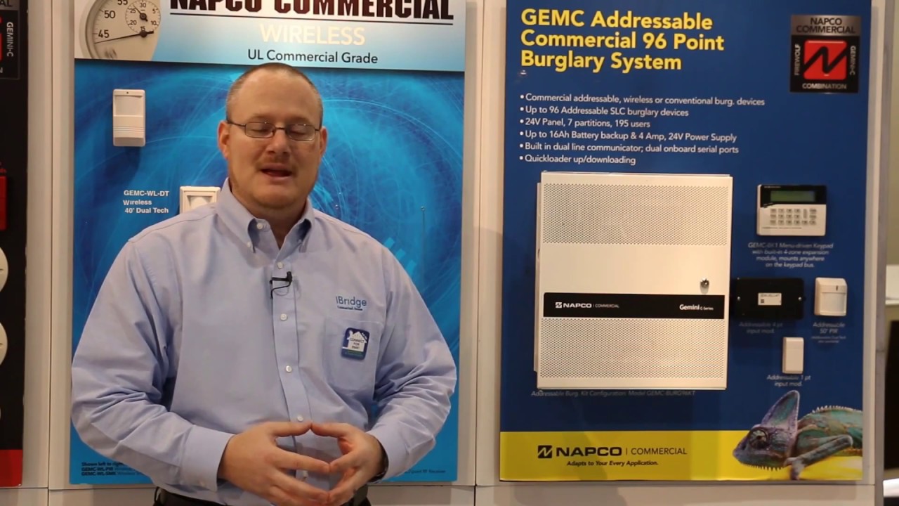 Napco Security FACP Fire Wireless Addressable Alarm Panel - YouTube