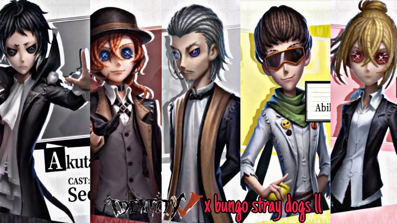 IdentityV x bungo stray dogs crossover ll video what do you guys think ...
