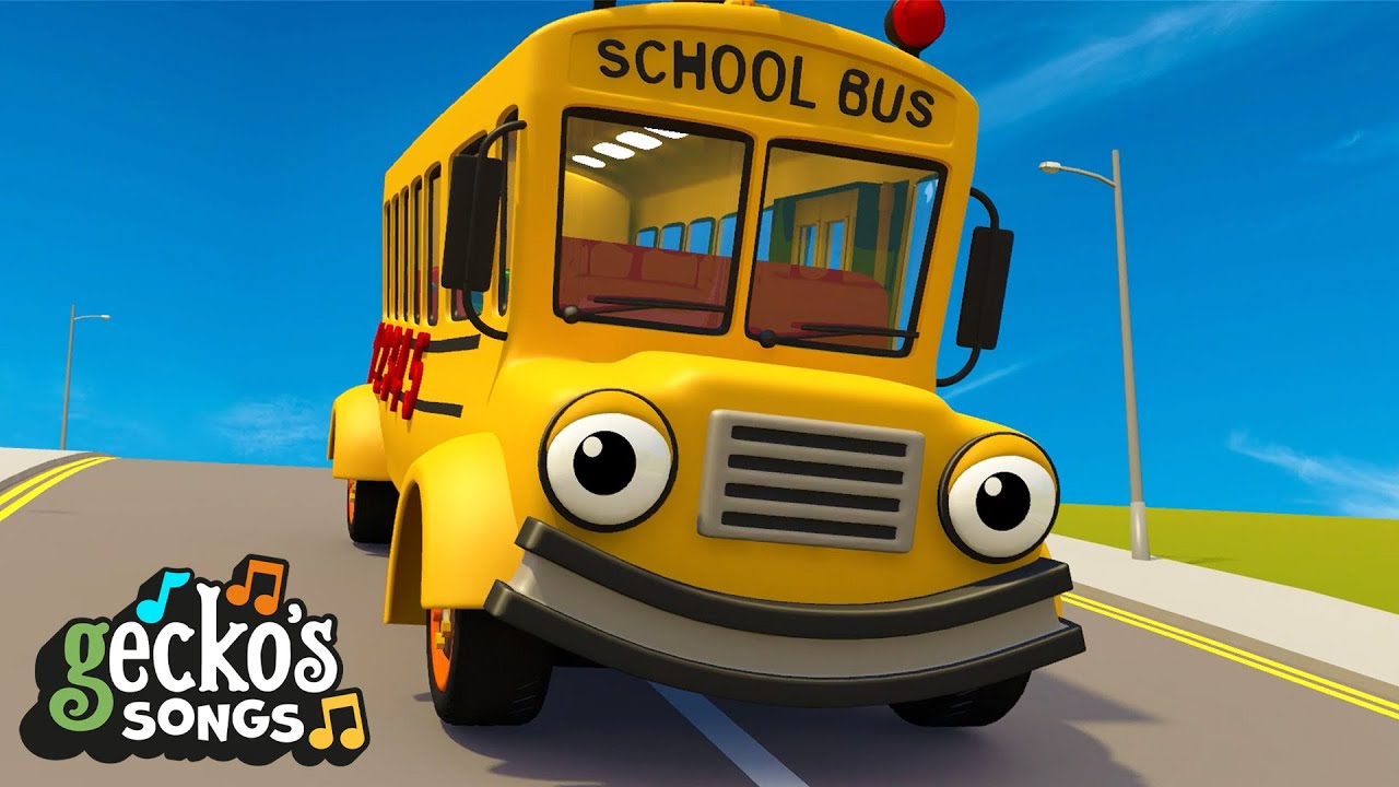 Sammy The School Bus Song | Bus Videos For Kids | Nursery Rhymes & Kids ...