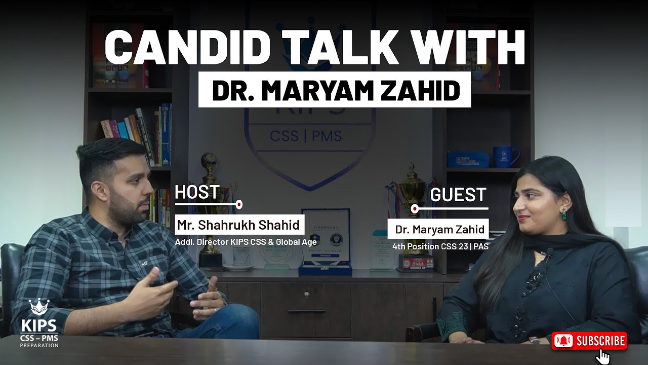 Candid talk with 𝐃𝐫. 𝐌𝐚𝐫𝐲𝐚𝐦 𝐙𝐚𝐡𝐢𝐝 | 𝟒𝐭𝐡 𝗣𝗼𝘀𝗶𝘁𝗶𝗼𝗻 | 𝐏𝐀𝐒 𝐂𝐒𝐒' 𝟮𝟑 - YouTube