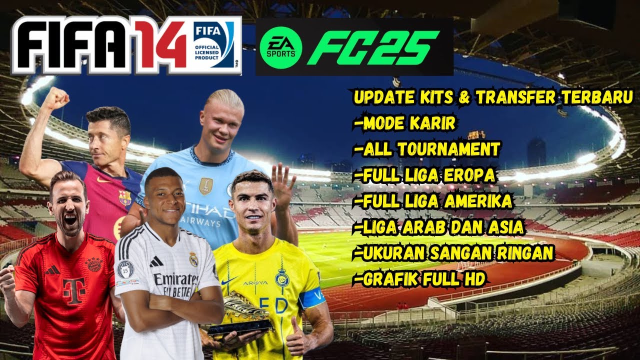 NEW!!! FIFA 14 MOD FC 25 Android Offline BEST HD GRAPHICS- EA SPORTS FC ...