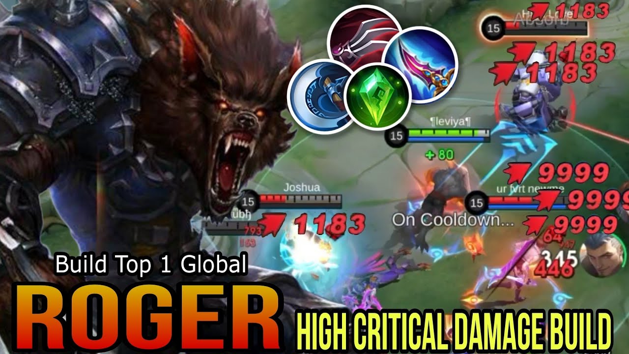 16 Kills!! Roger High Critical Damage Build!! One Hit Delete!! Build ...