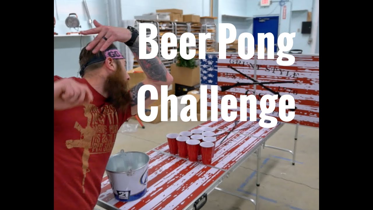 Beer Pong Challenge - YouTube