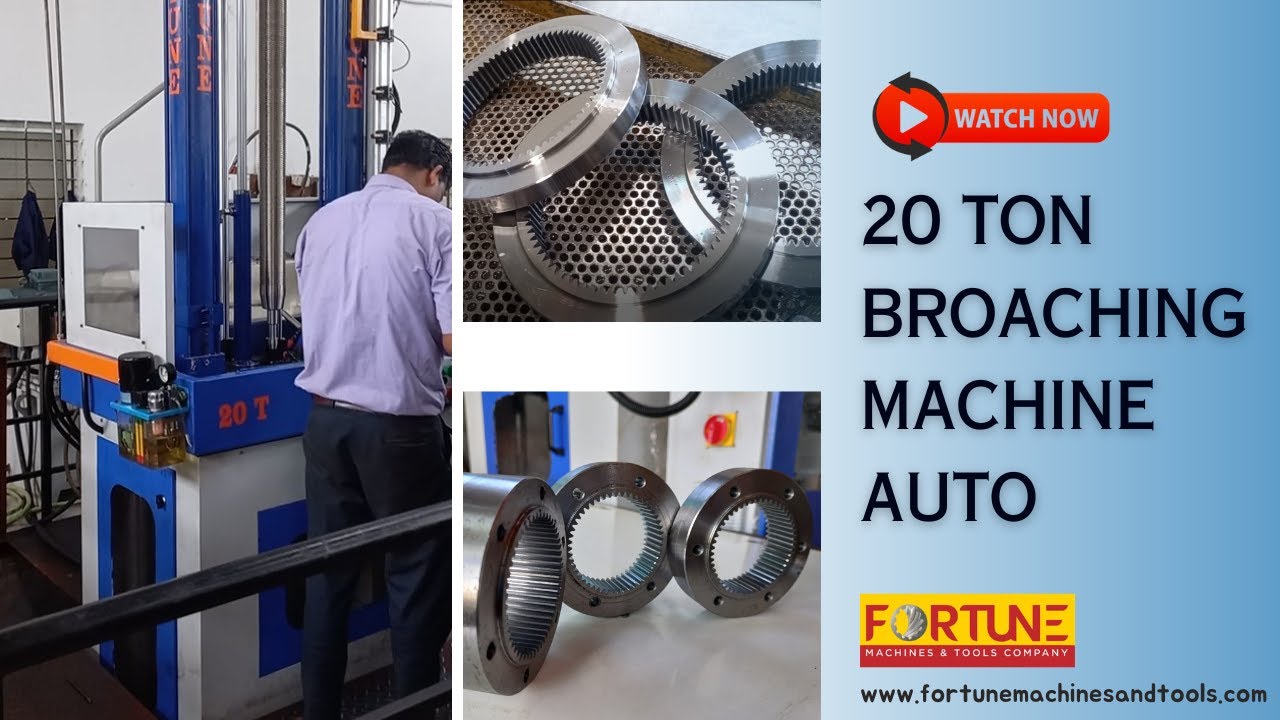 20 TON VERTICAL BROACHING MACHINE I MANUFACTURER I INDIA - YouTube