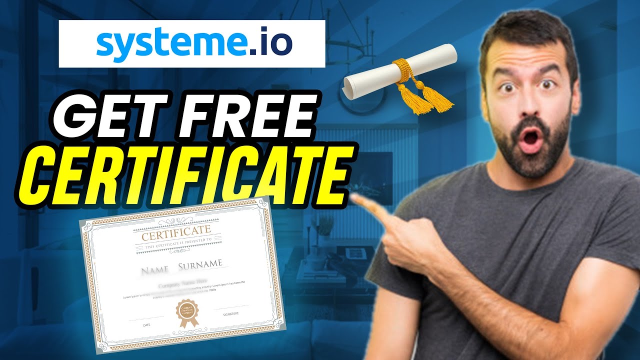 How to get Systeme.io FREE Certification 2025 - I found it! - YouTube