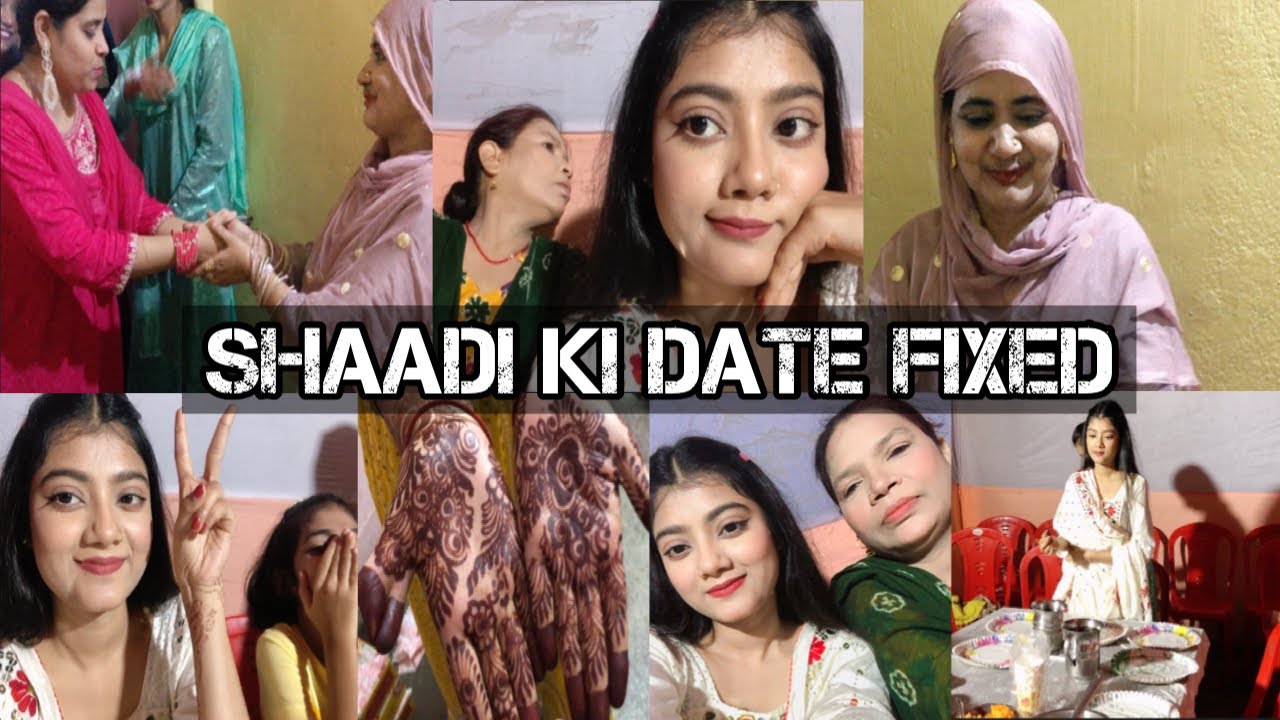 Finally Shaadi Ki Date Fixed🥳🎉|| Samreen Gallery - YouTube