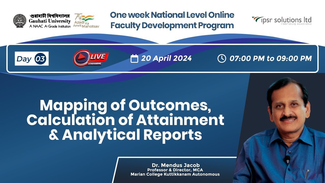 Day 3 | Mapping of Outcomes, Calculation of Attainment & Analytical ...