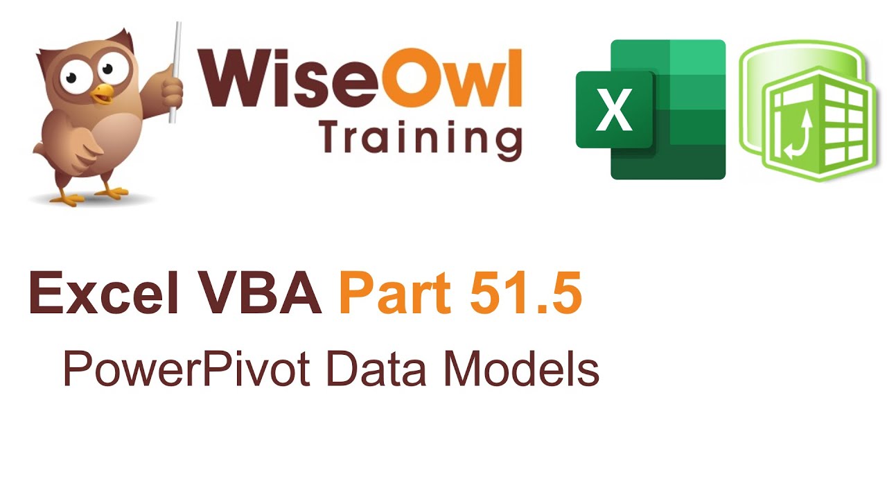 Excel Vba Introduction Part 515 Powerpivot Data Models Youtube