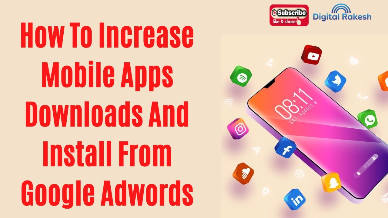How to increase mobile apps downloads and install from google adwords ...