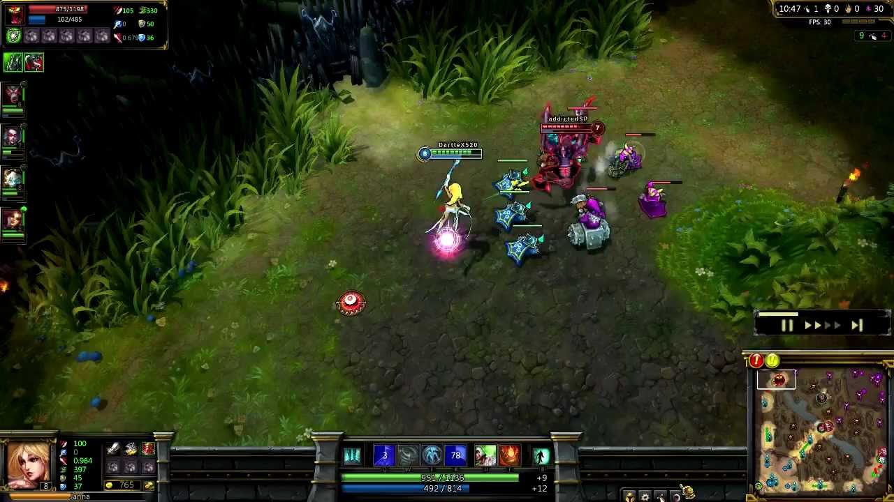 League of Legends - AD Janna Solo Top vs 2 Challenge Accepted #2 - YouTube
