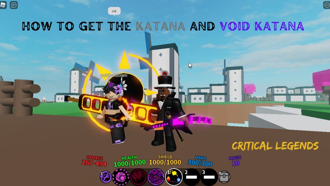 How to get Katana and Void Katana in Critical Legends!!! - YouTube