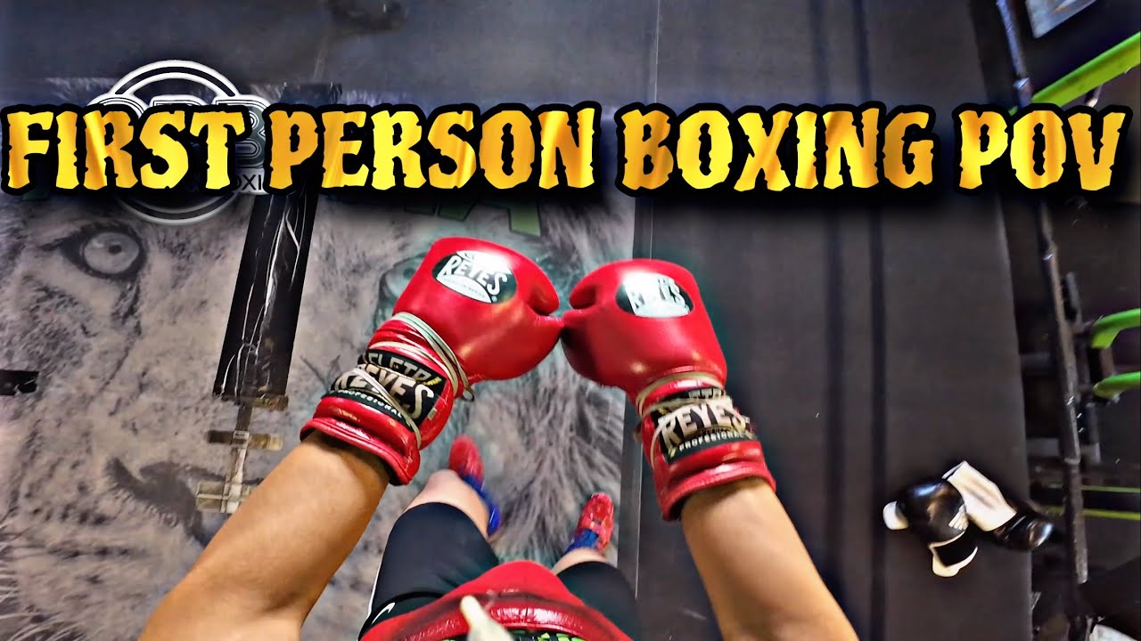 UNREAL BOXING FIRST PERSON #pov #boxeo #бокс #sparring #boxing #fyp # ...