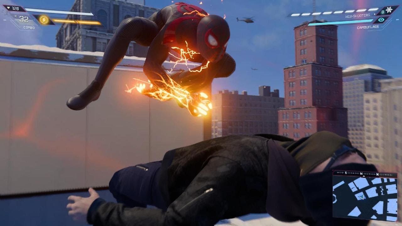 Marvel's Spider-Man: Miles Morales Cool Stealth and Shocking Combos - YouTube