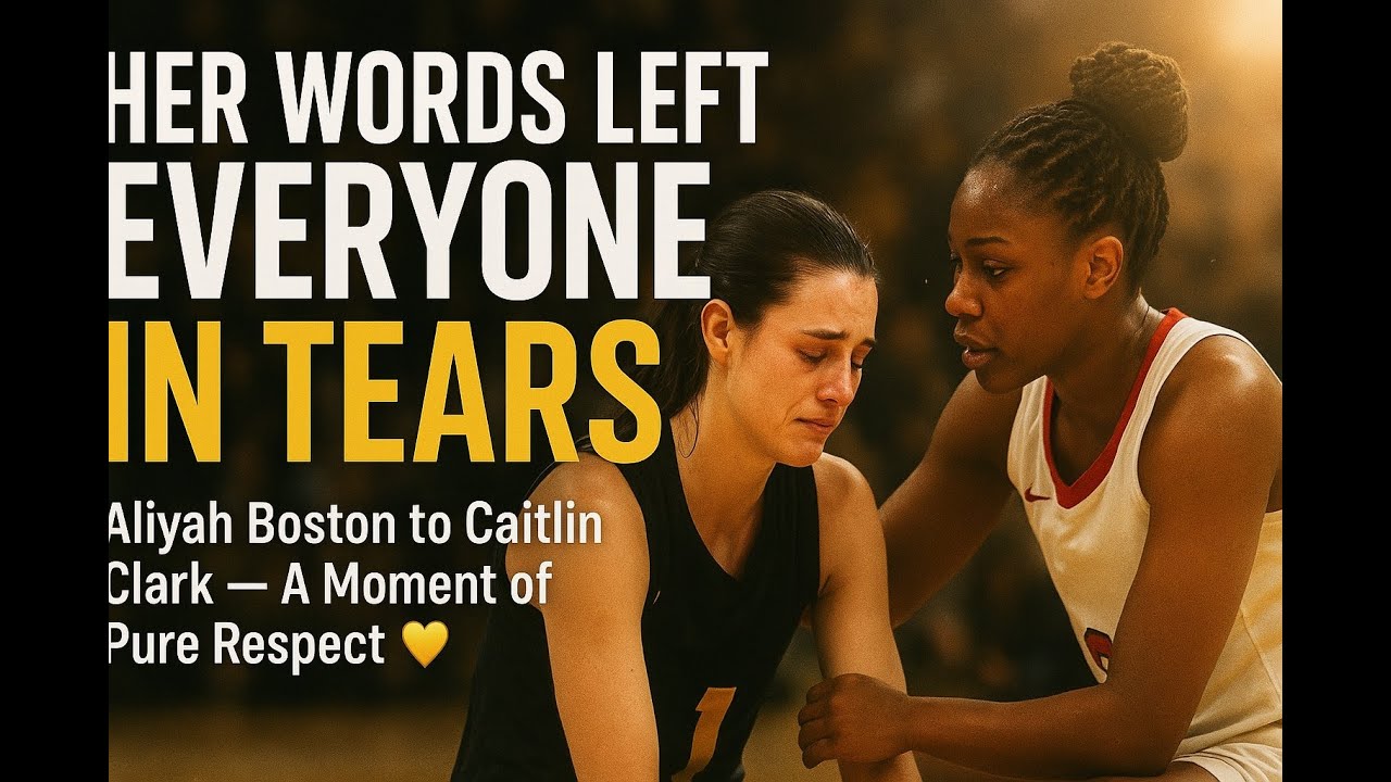 👉 “Aliyah Boston’s Words to Caitlin Clark After That Loss Left Everyone ...