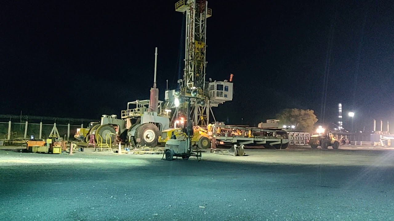 weatherford rig movement - YouTube