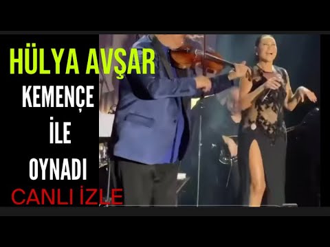 Hülya Avşar kemençe ile oynuyor oy oy eminem canlı konser