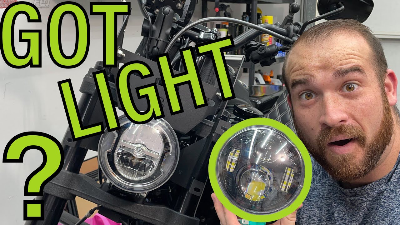 New LED Headlight install for the M8 LOW RIDER S (low rider build ...