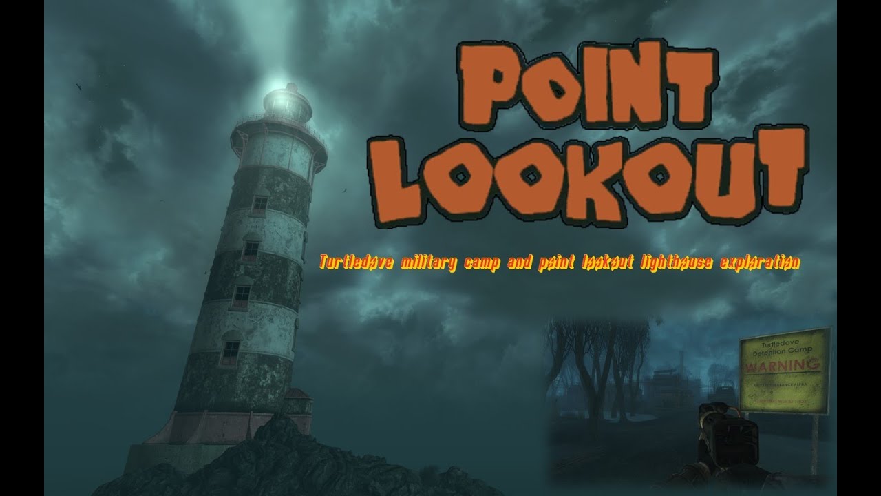 Fallout 3 military camp and lighthouse exploration - YouTube