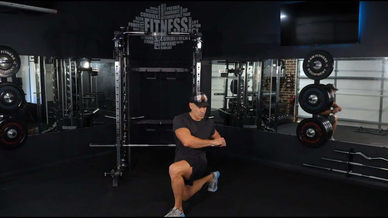Forward Lunge with Twist - YouTube