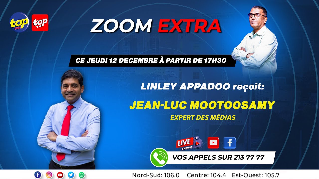 Zoom Extra: Linley Appadoo Recoit Jean-Luc Mootoosamy - YouTube