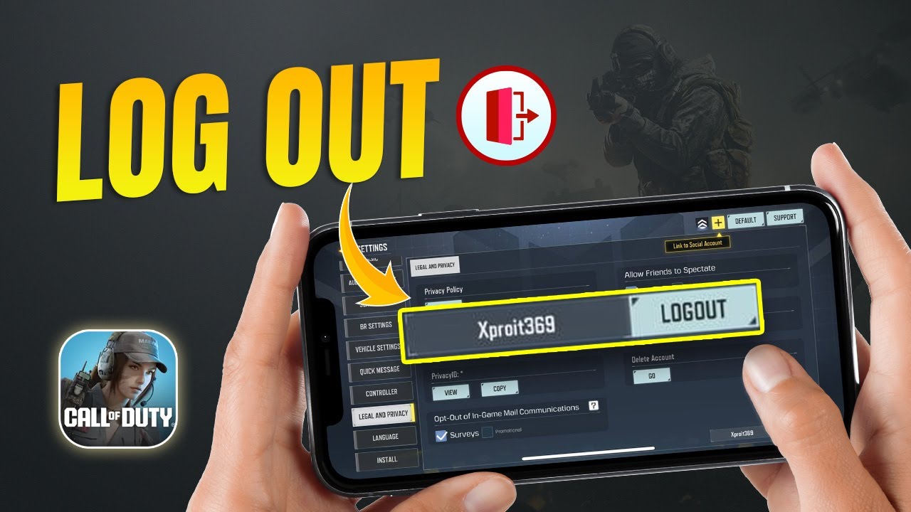 How to Log Out from Call of Duty on iPhone or Android | Sign Out from ...