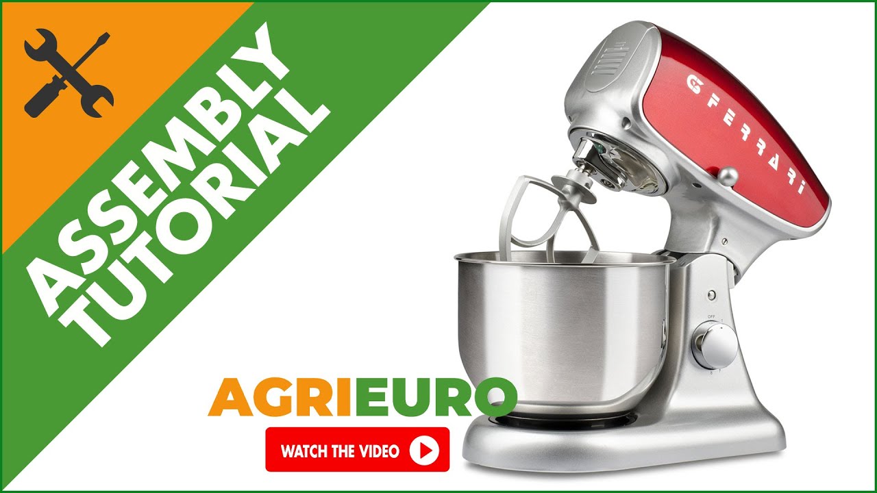 G3FERRARI Pastaio DELUXE Planetary Mixer - Assembly tutorial - YouTube