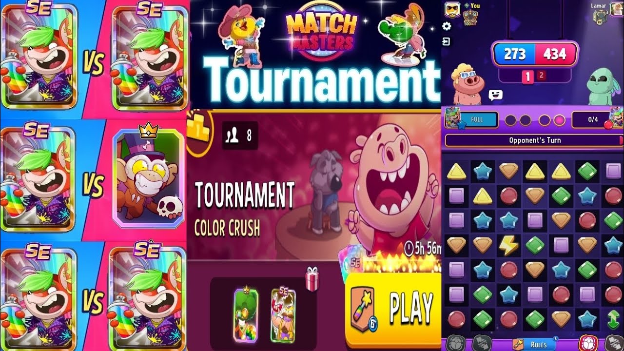 Tournament Color Crush | Match Masters - YouTube