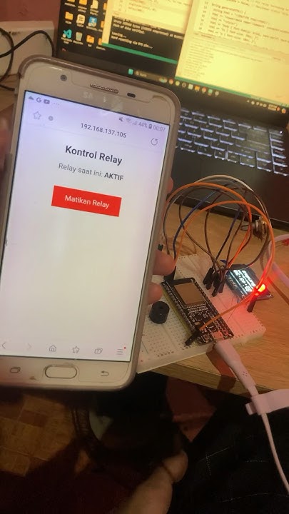 Kontrol Led Lewat Hp Menggunakan Wifi Esp32 Esp32 Arduino Programming Led Webserver Youtube