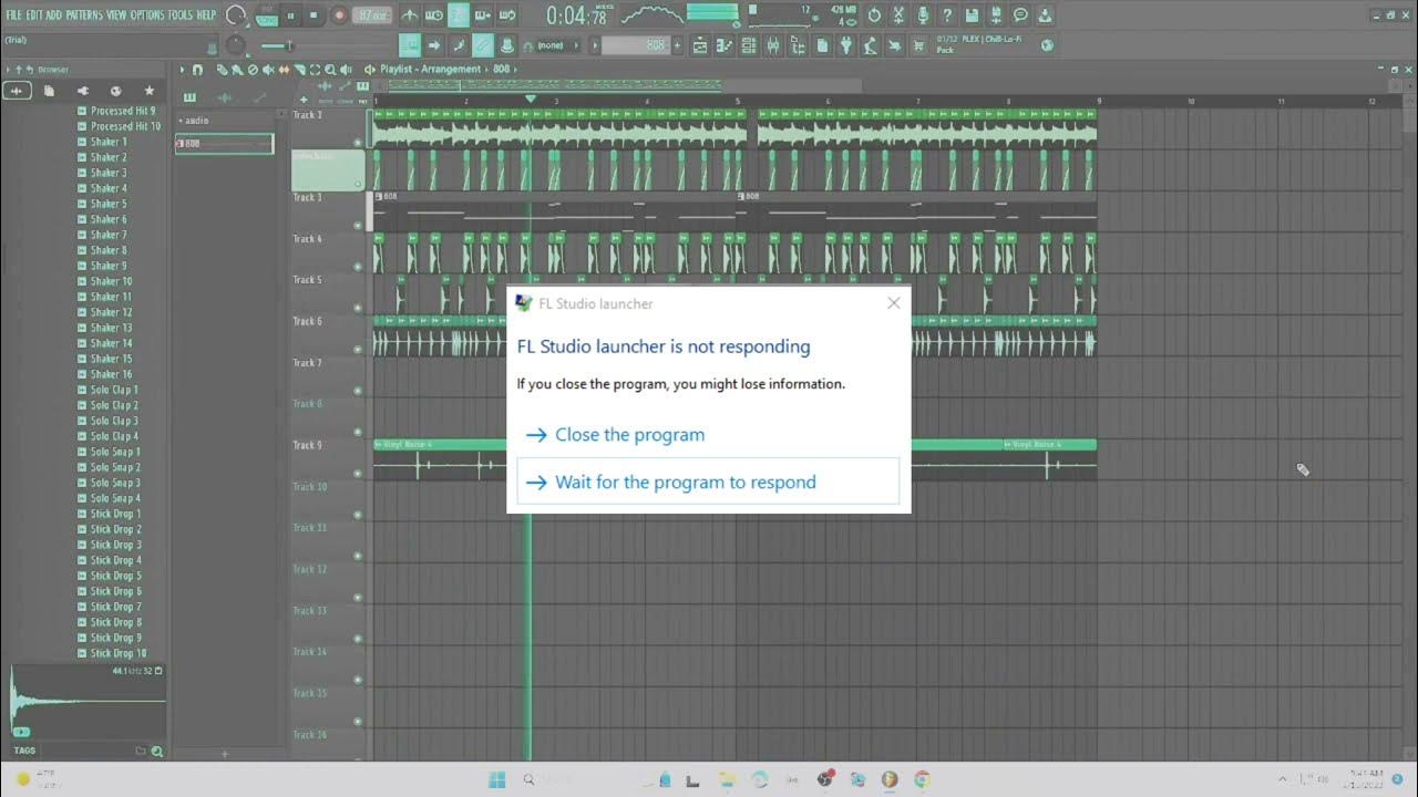 When FL Studio crashes - YouTube