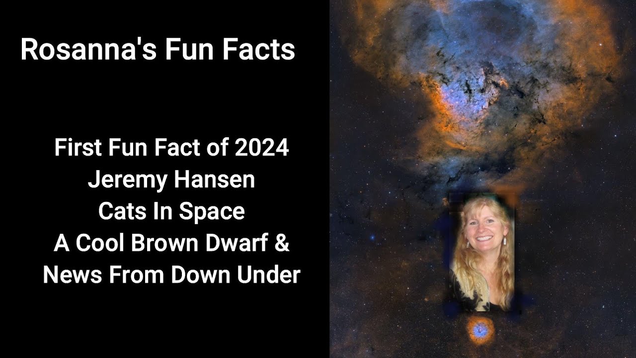 First Fun Fact of 2024 from the Sunday Night Astronomy Show - YouTube