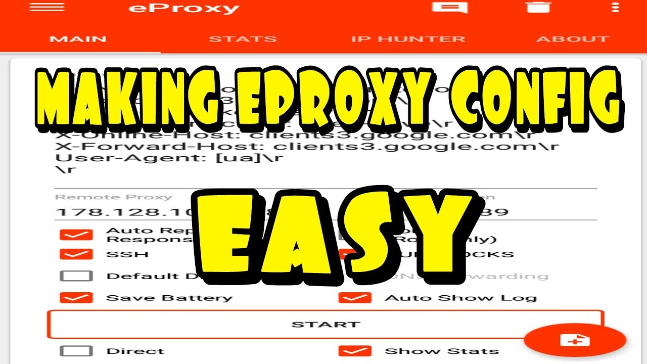 TUTORIAL101👆MAKE EPROXY CONFIGURATION - YouTube