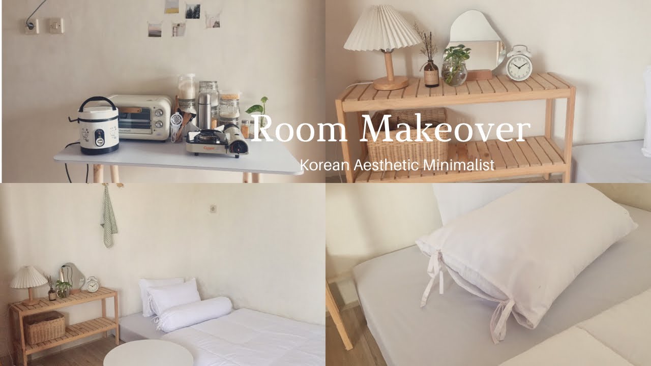 Room Makeover Aesthetic korean Style 2022 |Makeover kamar kost ...