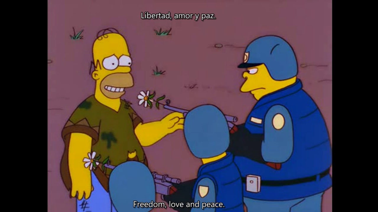 THE SIMPSONS 10X06 Doh In In the Wind 22 - YouTube