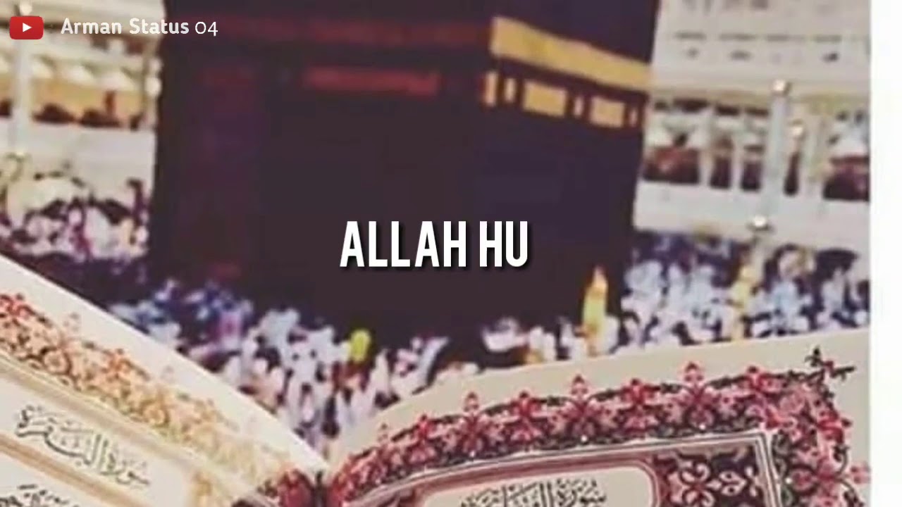 Oh Allah The Almighty Allah Hu Allah Naat Lyrics WhatsApp Status Video ...