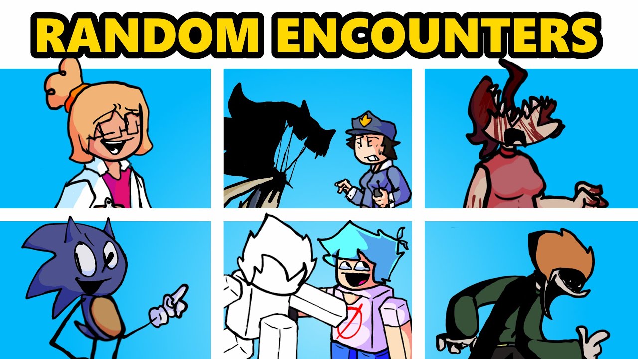 Friday Night Funkin' Random Encounters V1.1 | All Songs - Dialogues ...