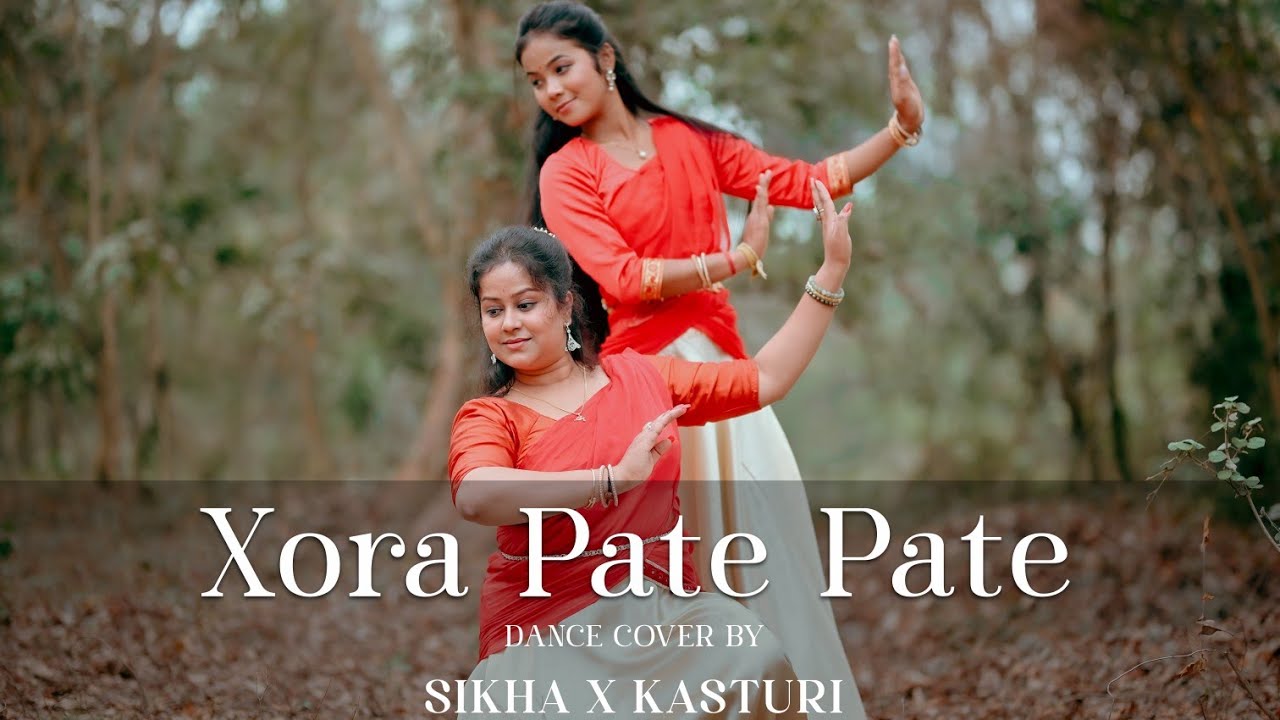 xora pate pate fagun//Dance cover by Sikha & kasturi//Assamese song ...