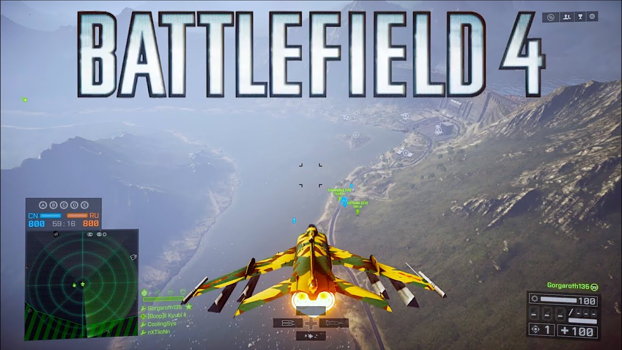37-0 | Lancang Dam | Battlefield 4 | 4K Attack Jet Gameplay #50 - YouTube