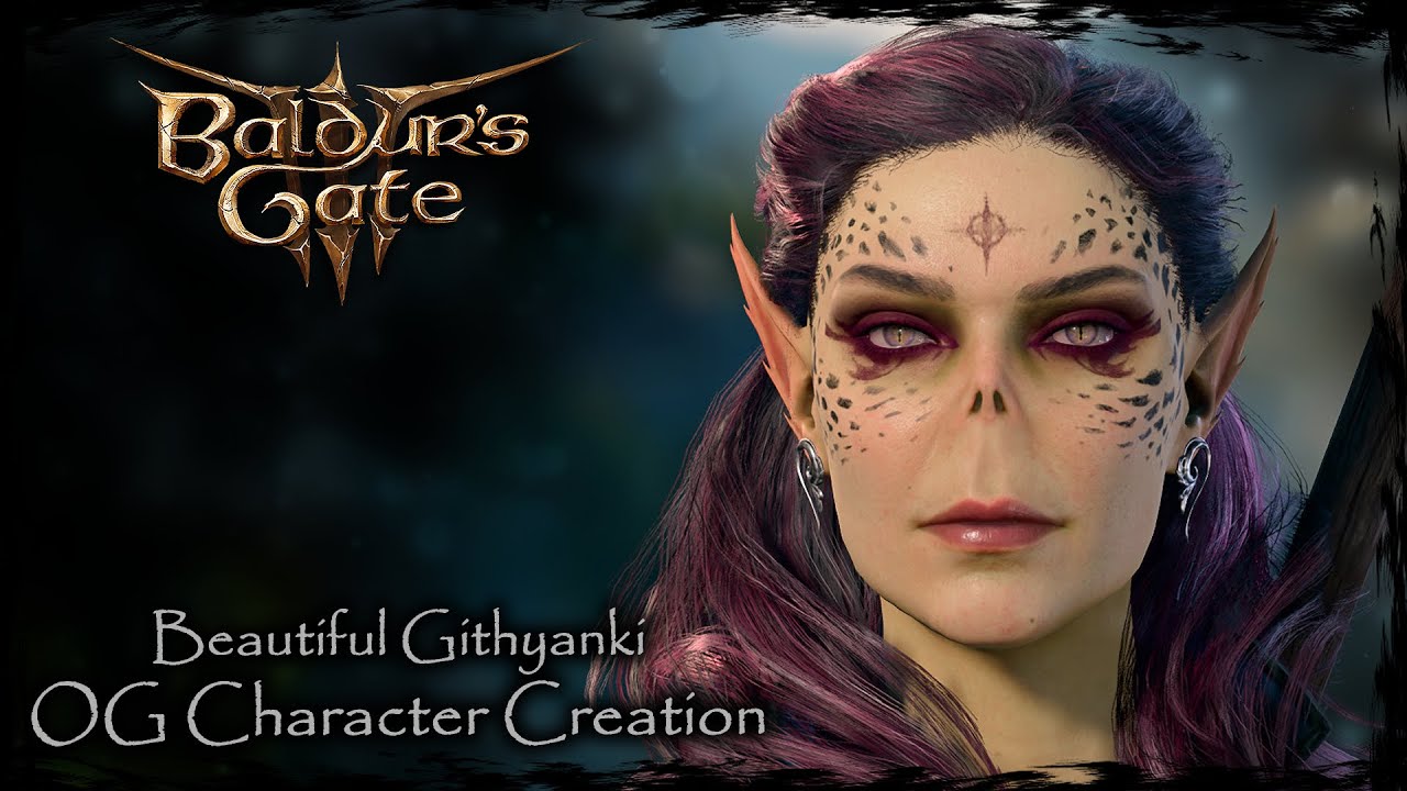BALDUR'S GATE 3 || Beautiful Githyanki [Original Character #175 ...