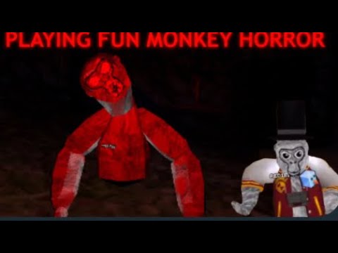 Playing fun monkey horror with @BigBlueDomination - YouTube