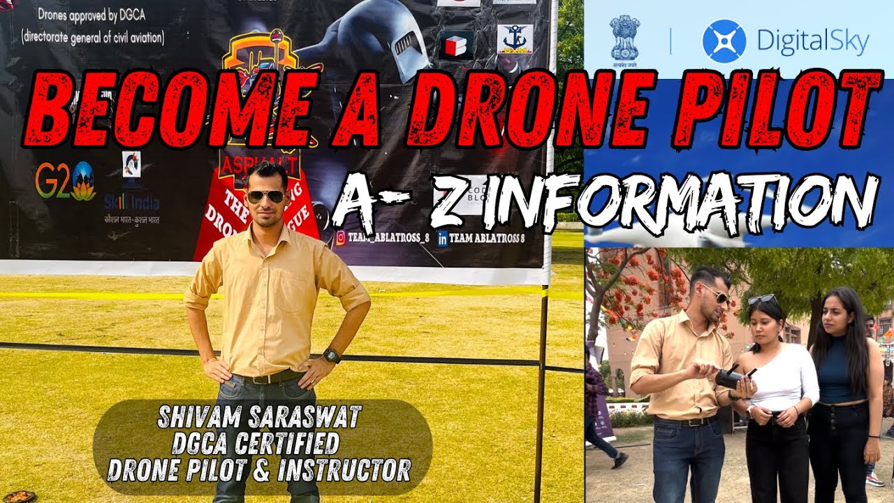 How To Become A Drone pilot | A to Z information on Becoming a DGCA ...