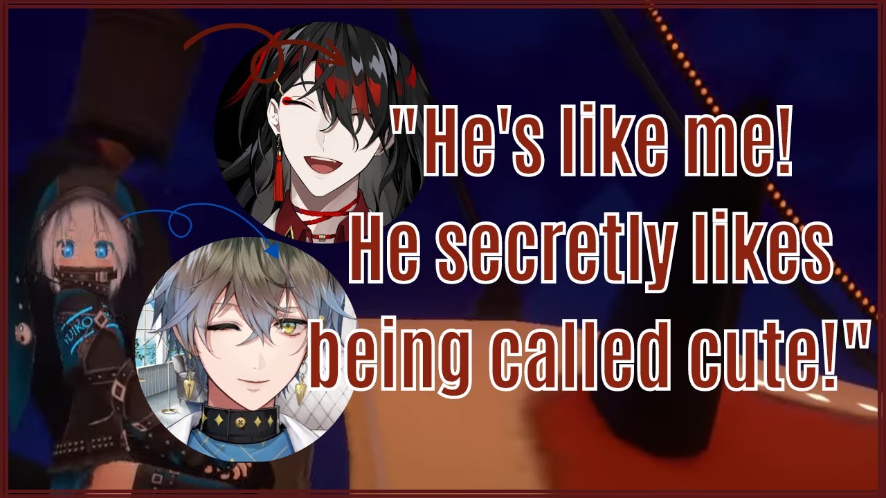 Vox and Ike during the vrchat Luxiem Theme park stream - YouTube