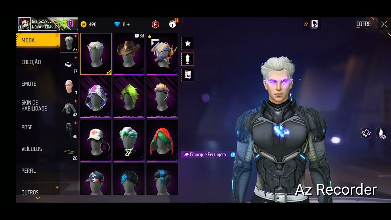 Tour pela minha conta do FF! - YouTube