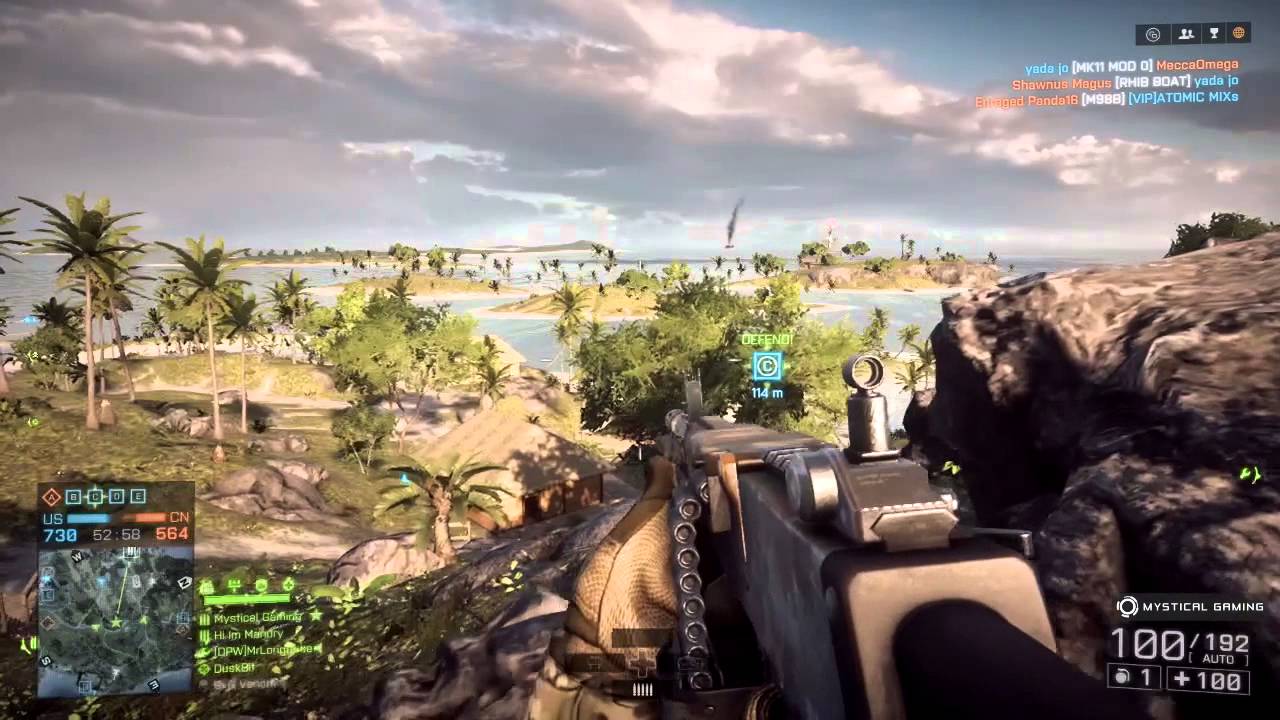 Battlefield 4 - Conquest - Operation Mortar (XBOX ONE) - YouTube