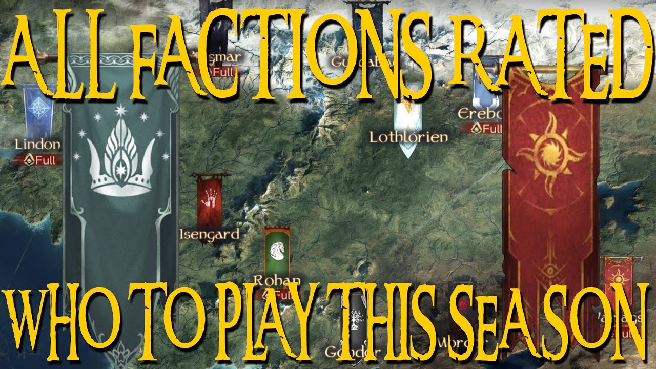 Lotr Rise To War: All 12 Factions Rated - YouTube