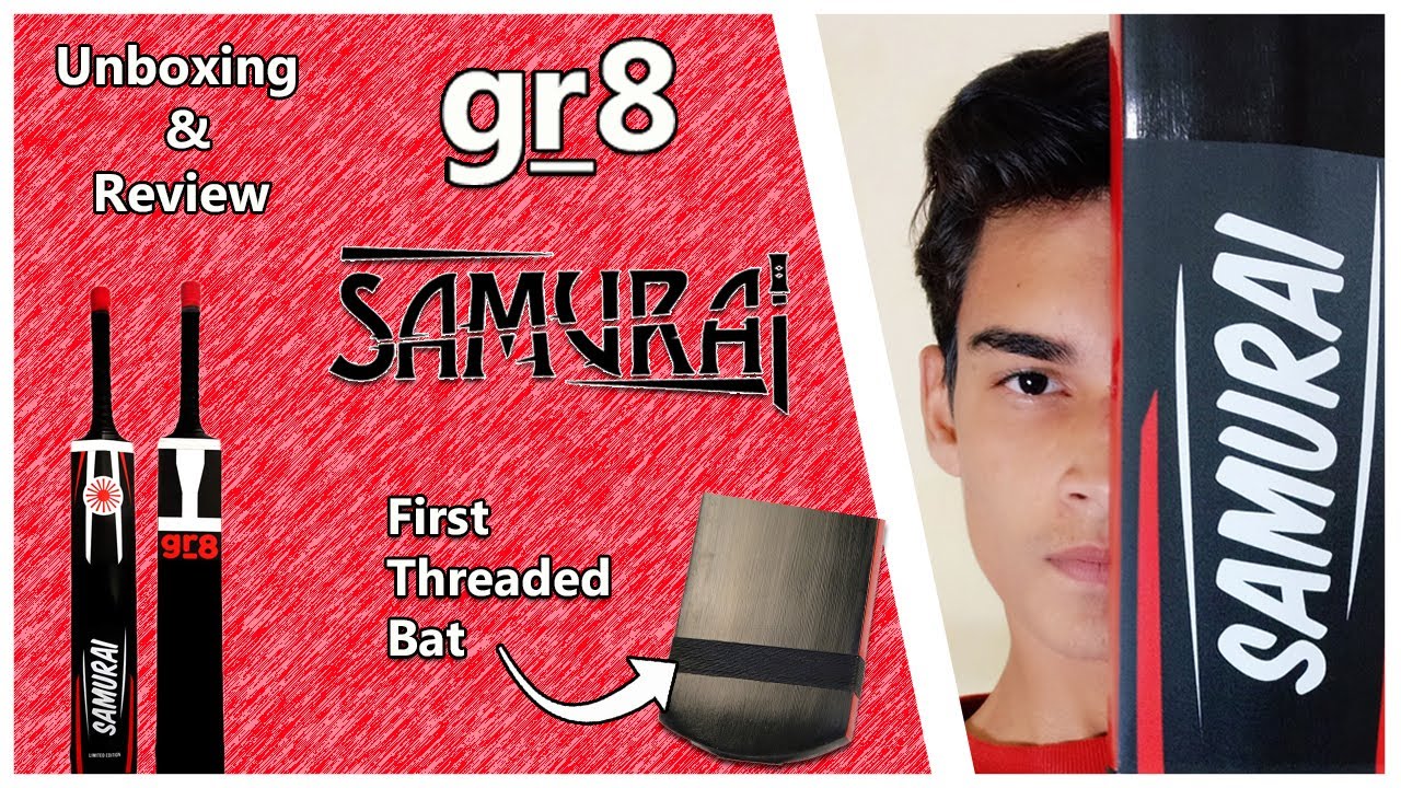 gr8 Samurai Bat Review | Best cricket bat for tennis ball ! | Cricket ...