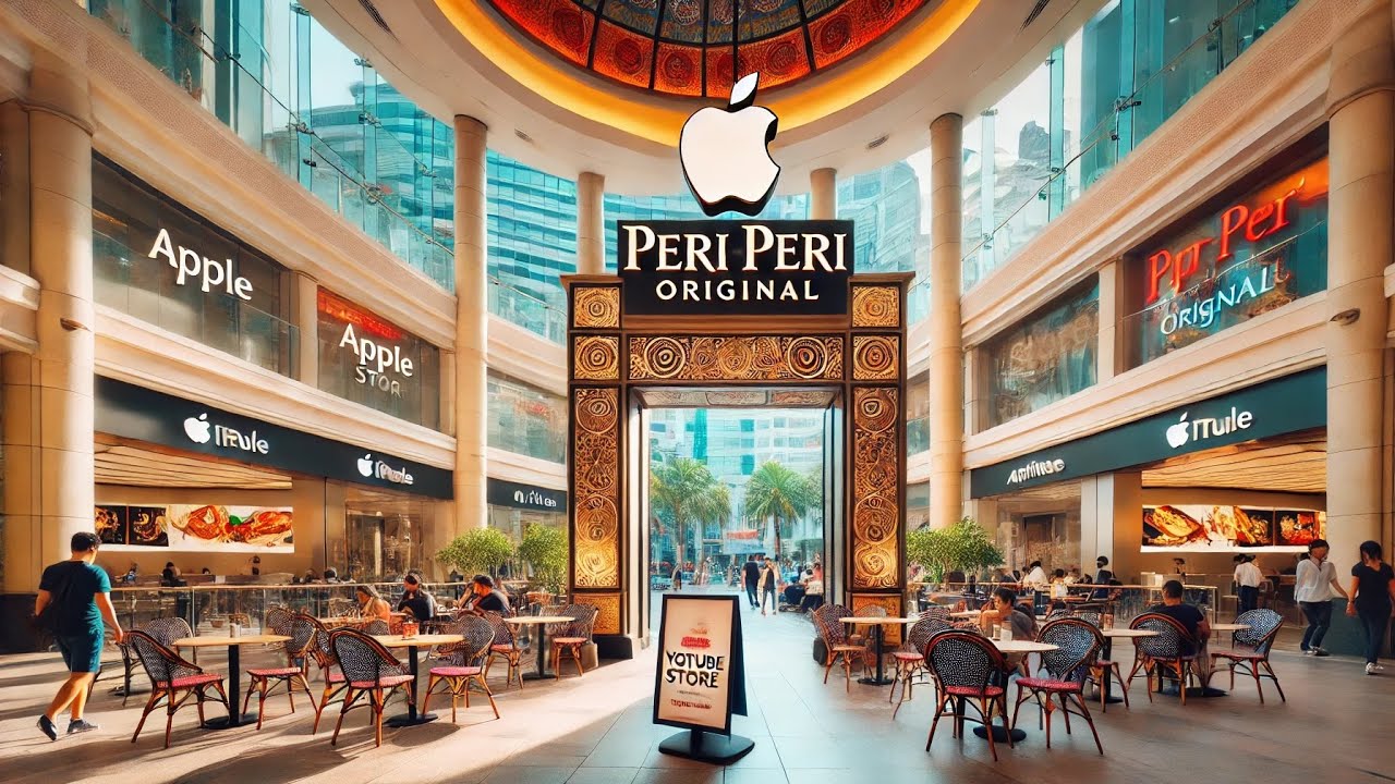 Taste of Peri Peri + Apple Mall visit - YouTube
