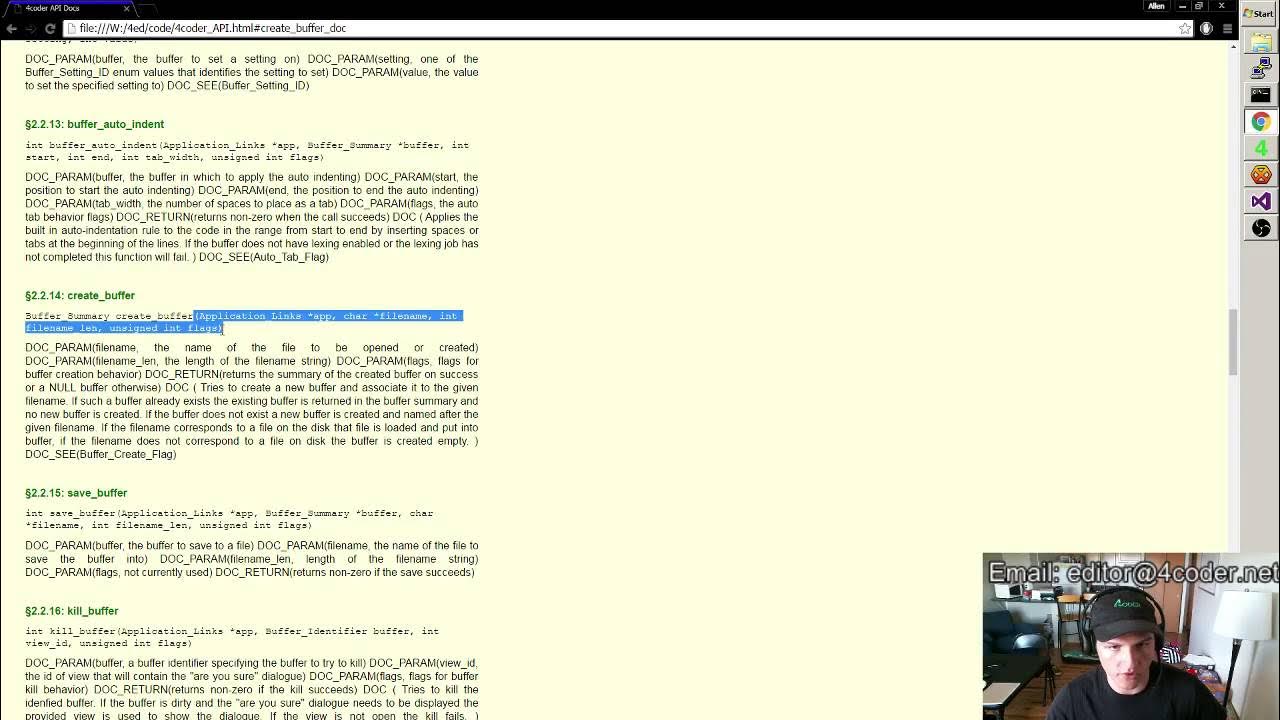 4coder dev: Function Documentation Generator - YouTube