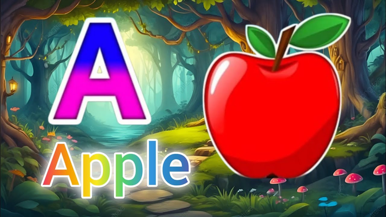 Learning ABCD Letters and Basic English Vocabulary | Toddlers learnin ...