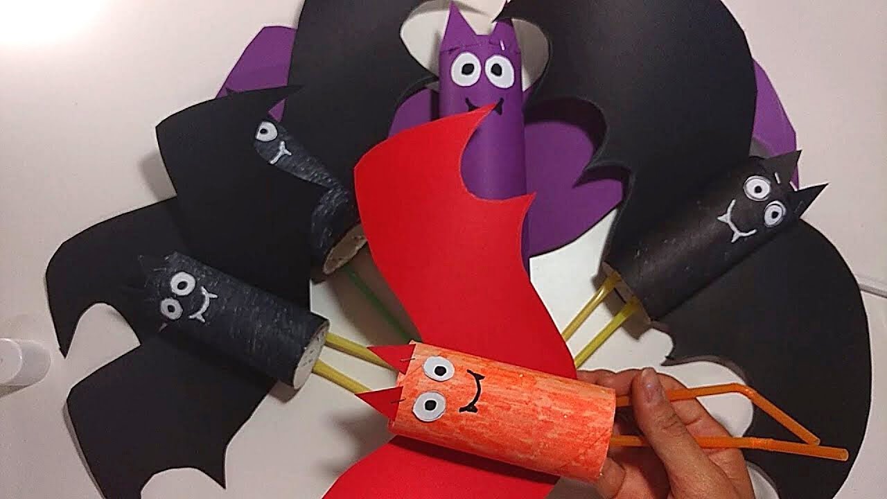 🦇 Tutorial: come creare un PIPISTRELLO di Halloween - YouTube